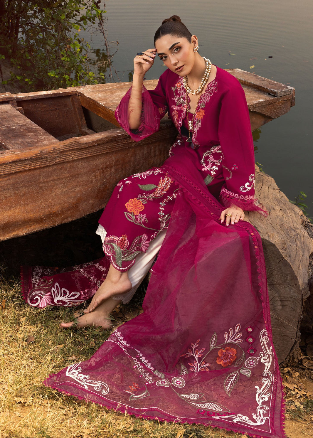 TASAWAR BY CRIMSON- EID LUXE LAWN 2025 – Heer Rang Studio