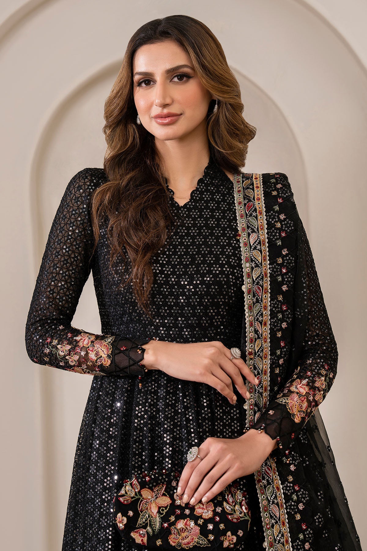 EMBROIDERED CHIFFON UC-3030 – Heer Rang Studio