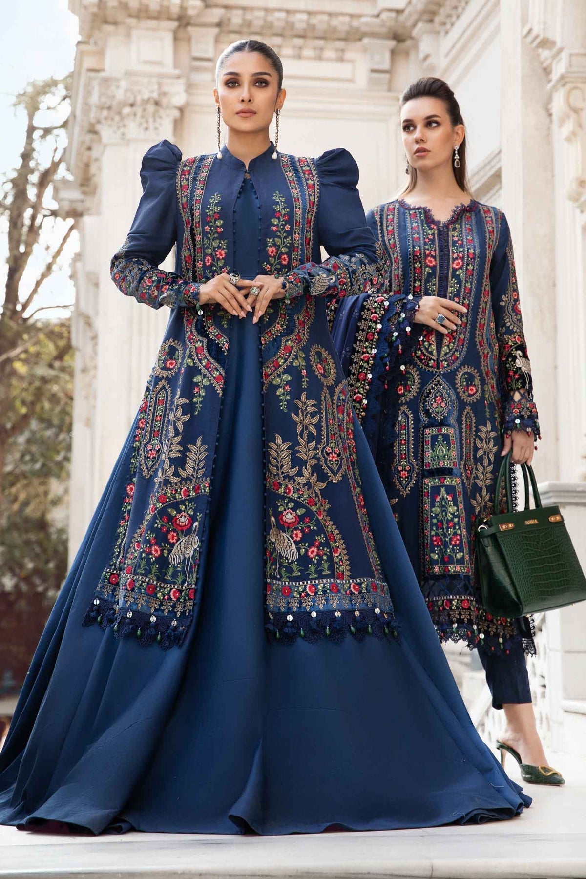 Navy Blue DL-1109 – Heer Rang Studio